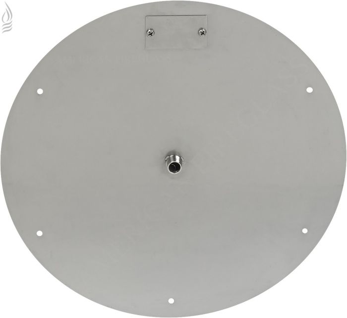 18" Round Stainless Steel Flat Pan With 12" Fire Ring - Ace Building ...