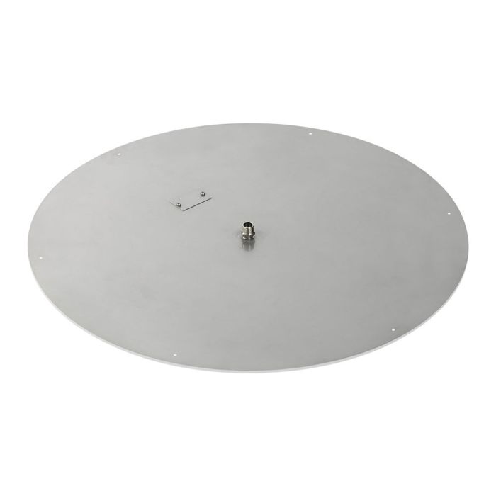 36" Round Stainless Steel Flat Pan With 18" Fire Ring - Ace Building ...