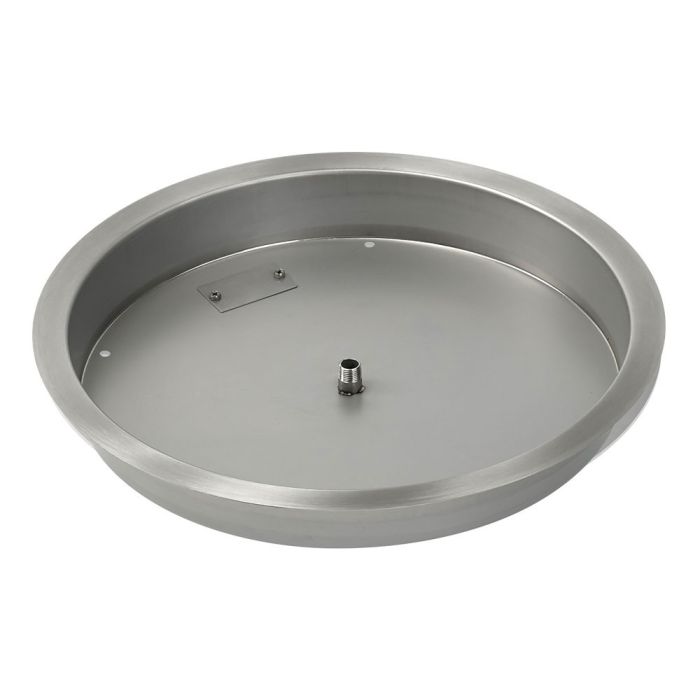 19" Stainless Steel Round Drop-In Pan With 12" Ring Burner - Ace ...