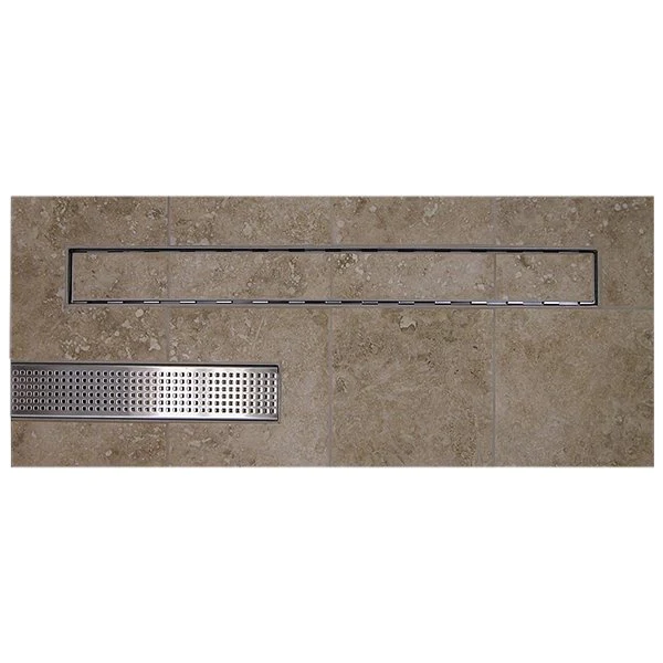 Linear Shower Drain with Stainless Steel Drain Body - Ace Building ...