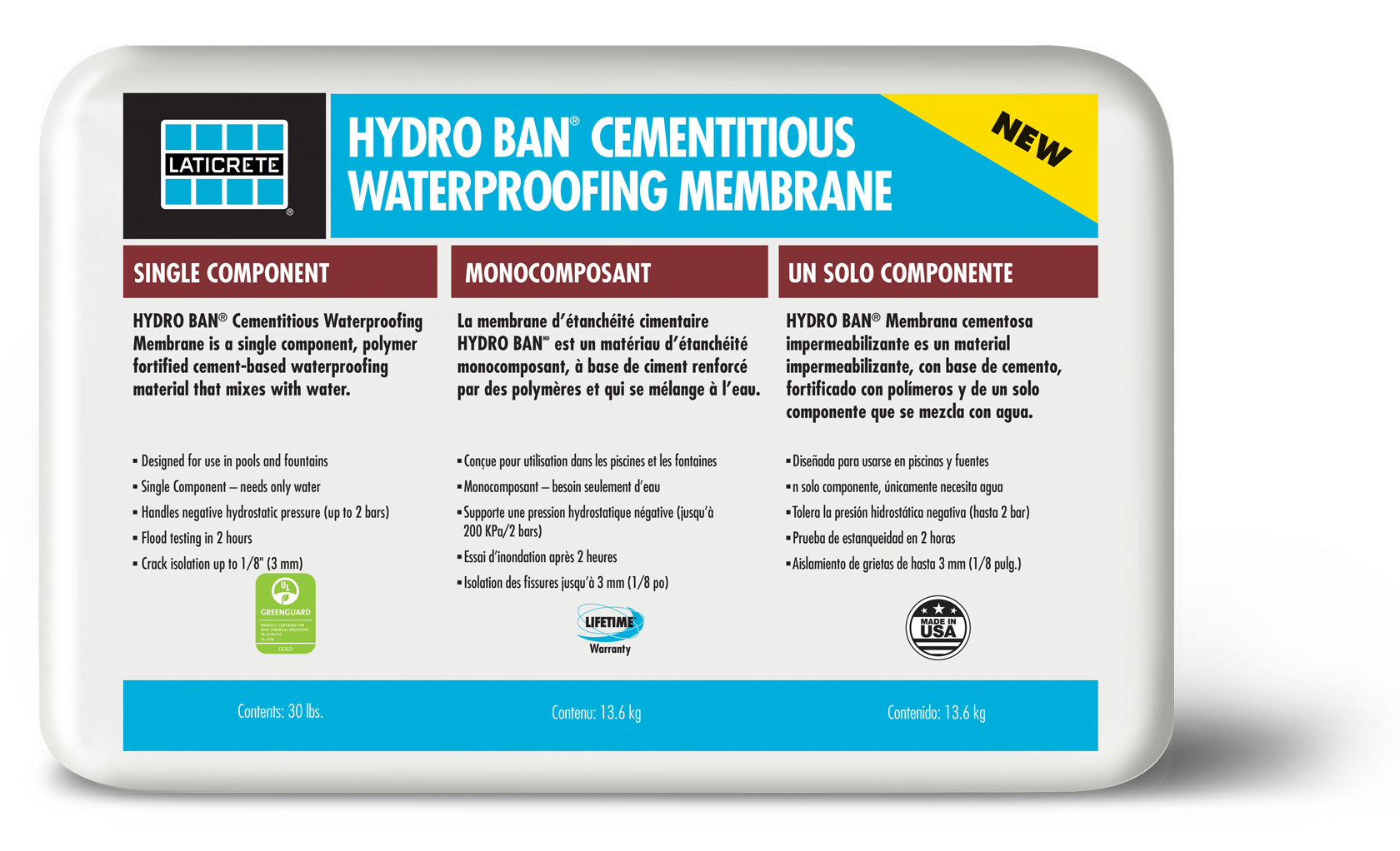 Hydro Ban® Cementitious Waterproofing Membrane - Ace Building Materials