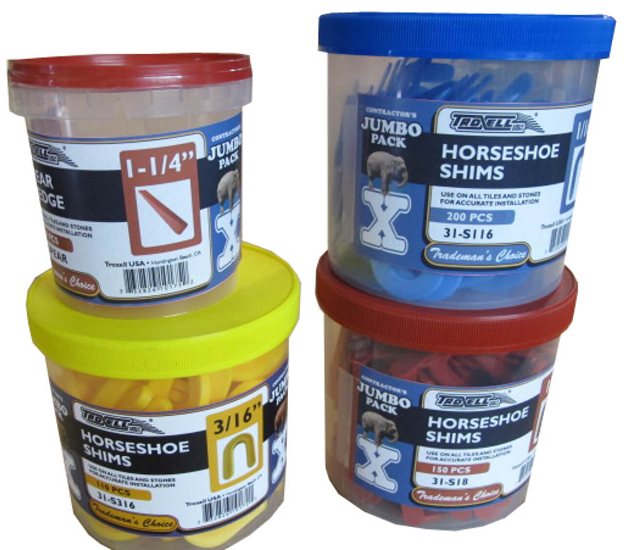 Shims 12 Jar Contractor Pack - Ace Building Materials