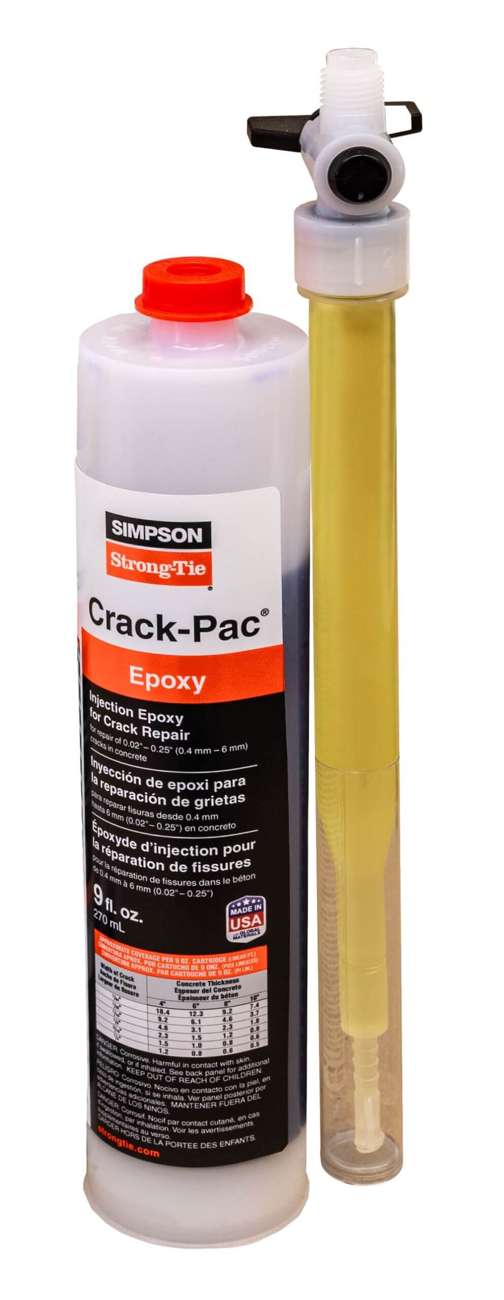 Crack-Pac® Injection Epoxy - Ace Building Materials