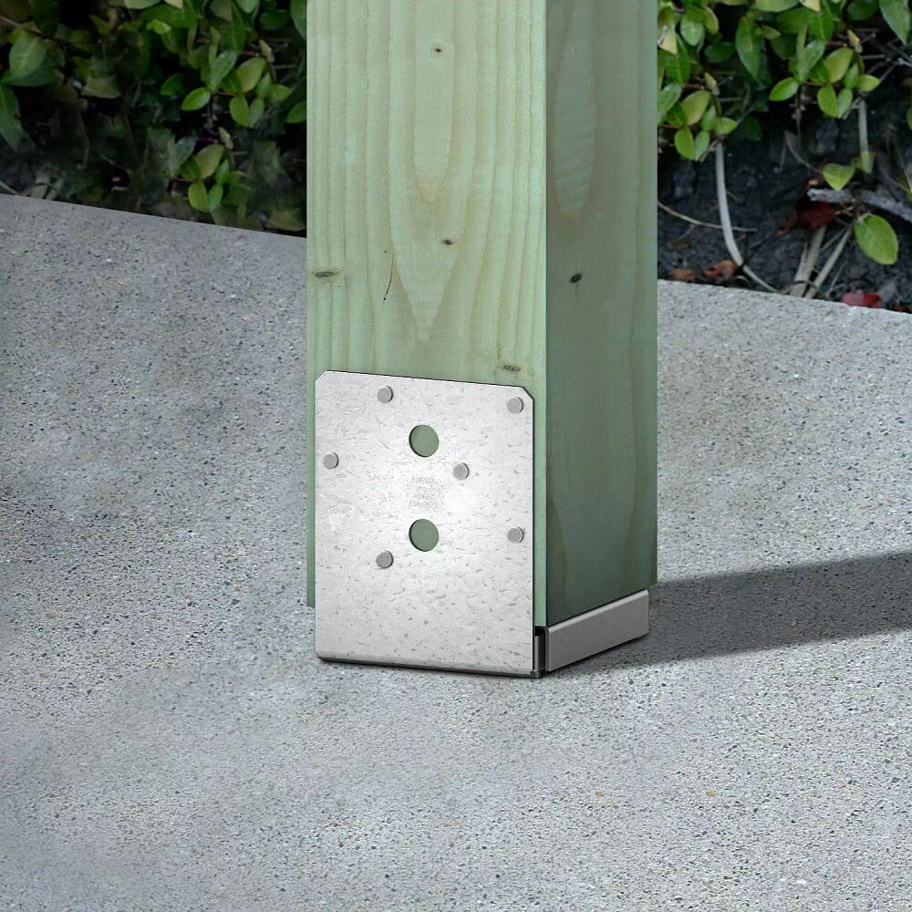 ABU Adjustable Post Base with Uplift - Ace Building Materials