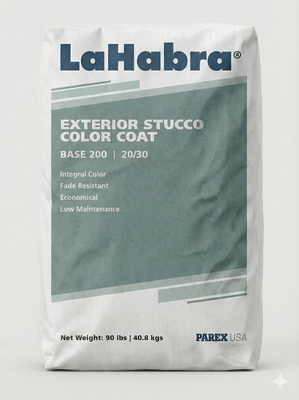 Exterior Stucco Color Coat Base 200 20/30 - Ace Building Materials